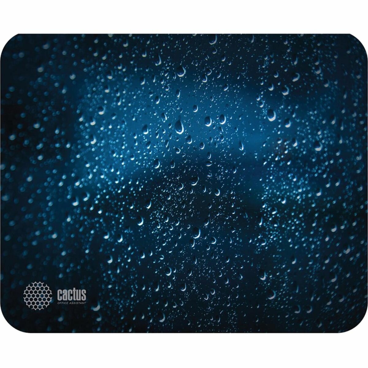 Коврик для мыши CACTUS CS-MP-P05XS Water Drops Мини черный 220x180x2мм (1728414)