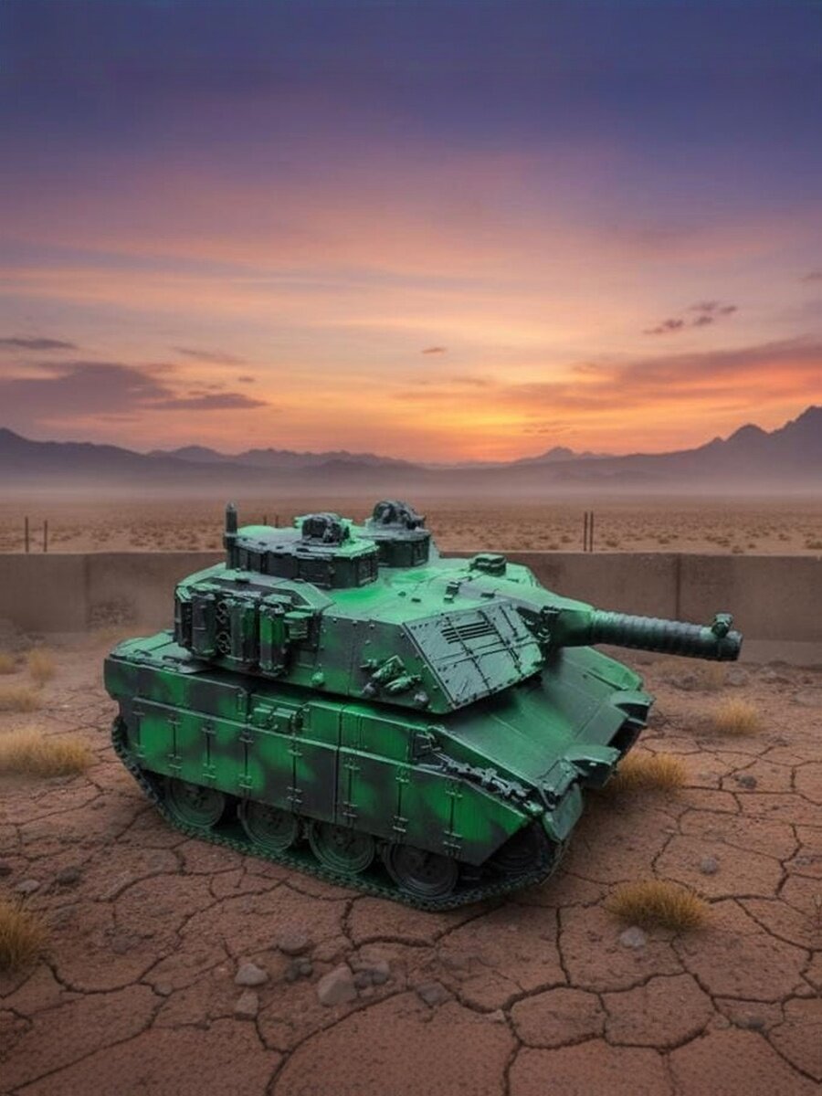 Экспонат, военная техника Армата Т14 танк, большой.