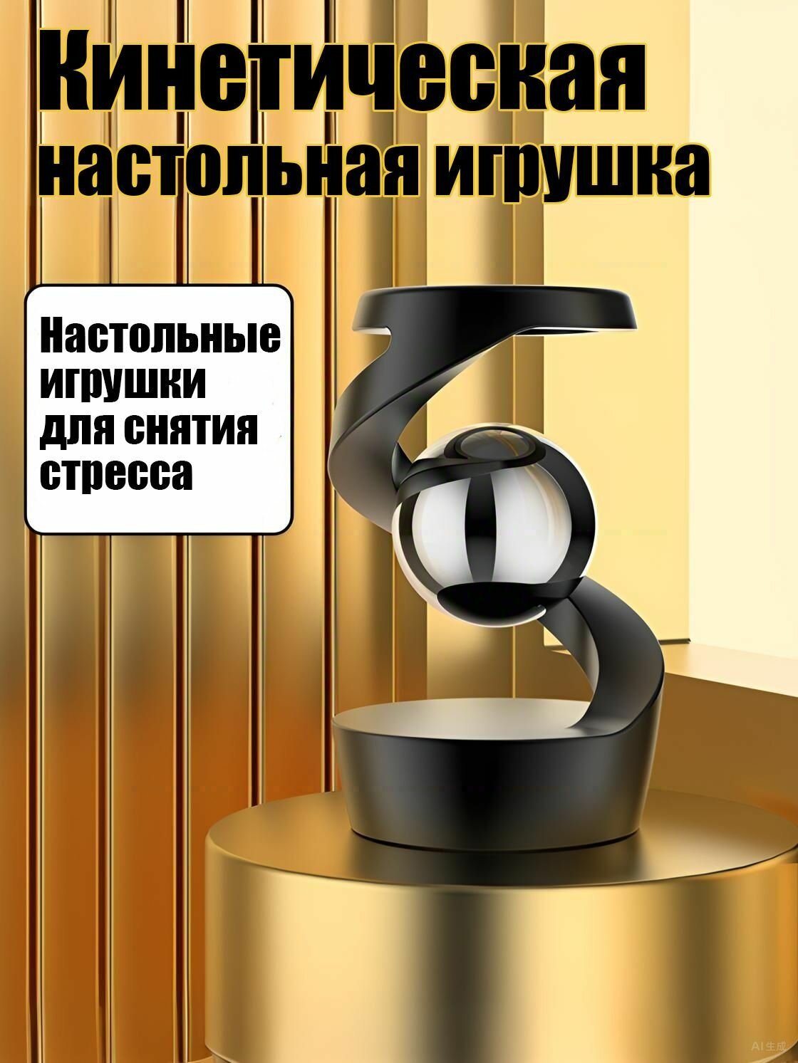 Кинетическая настольная игрушка, бросающая вызов гравитации, настольный подвесной гироскоп, спиннеры