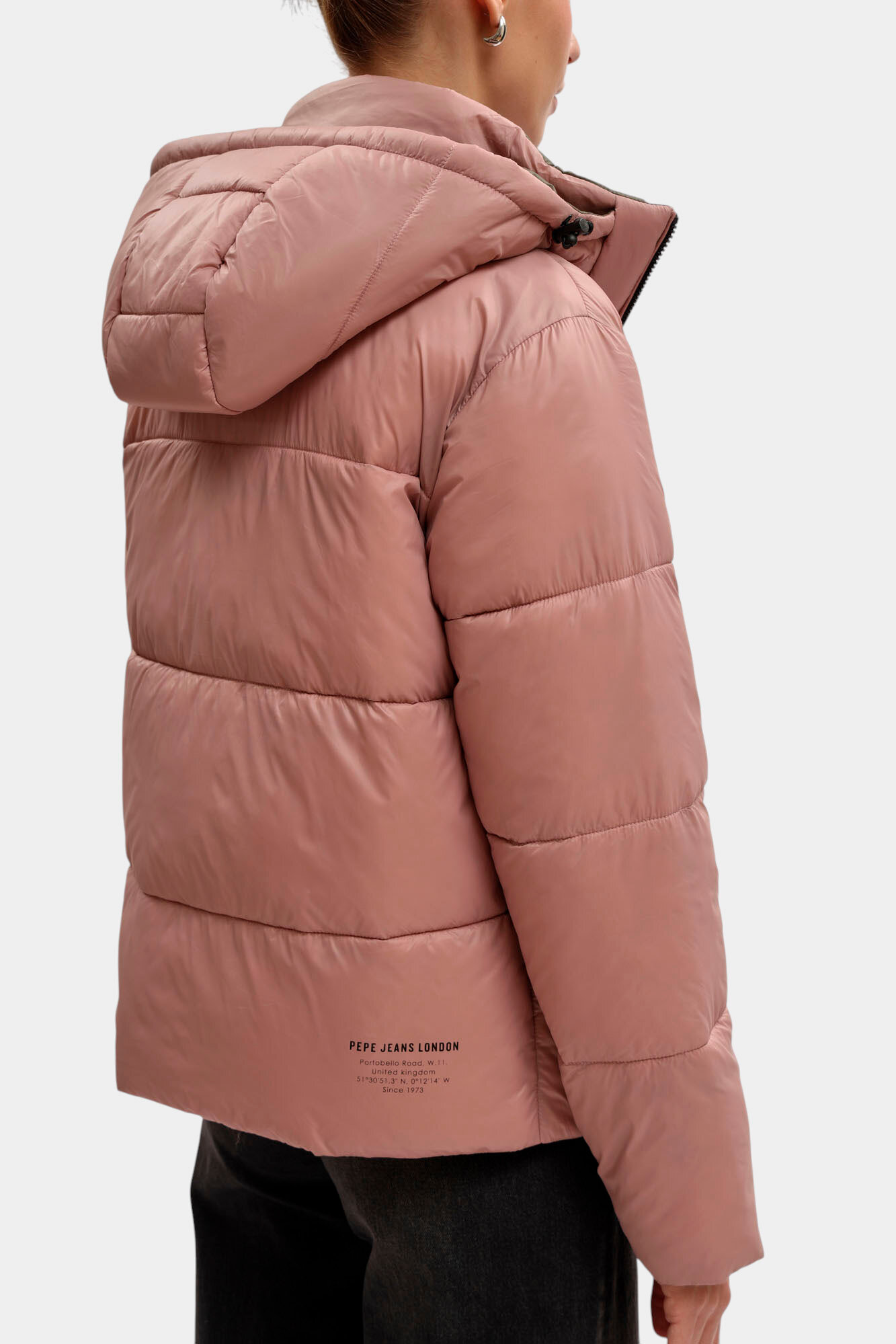 Куртка Pepe Jeans, размер XS, розовый, — фото 1