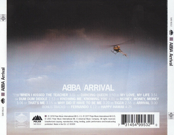 Компакт-диск Abba - Arrival (+ Bonus Tracks) (1 CD) — фото 1