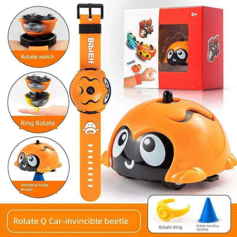 Детские часы-гироскоп для мальчиков, волшебная игрушка-спиннер на палец, популярная развивающая машинка для