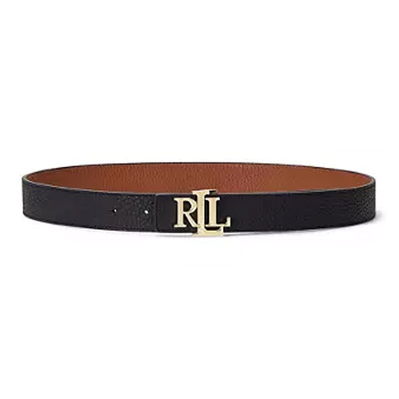 Polo Ralph Lauren Ремни из коровьей кожи Женские Черный Коричневый 3 см S
