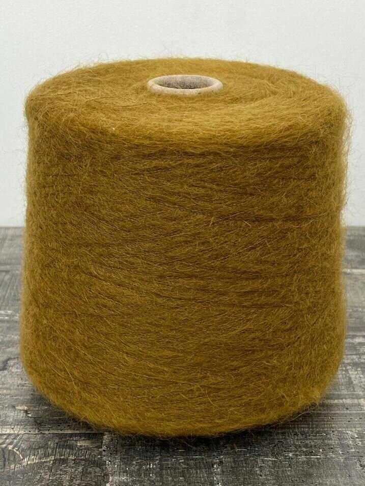 Пряжа ILARIA S.R.L. AURORA суперкидмохер Горчичный