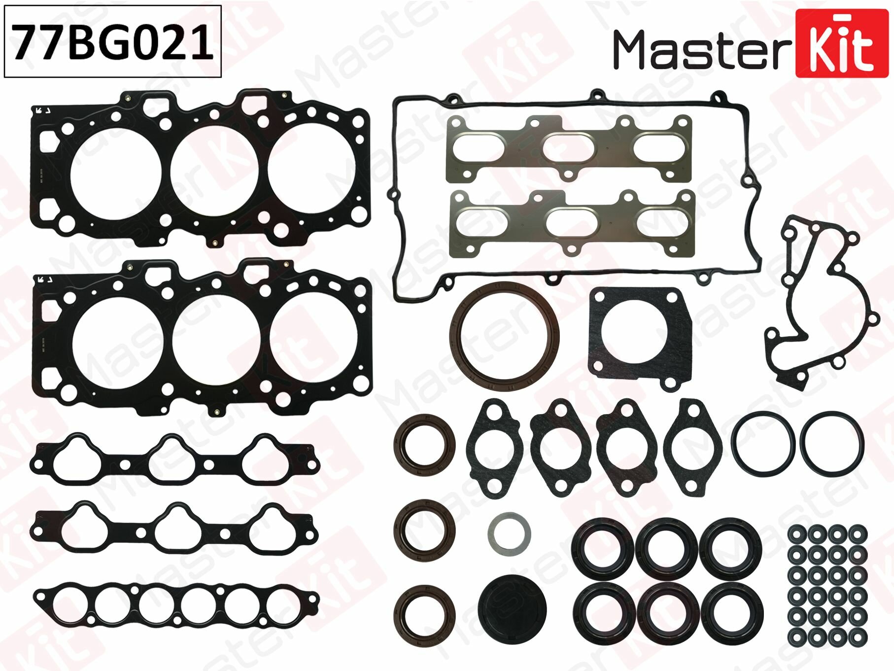Полный комплект прокладок ДВС Hyundai/Kia H100H1 G6BA 2.5D 01- MasterKit 77BG021