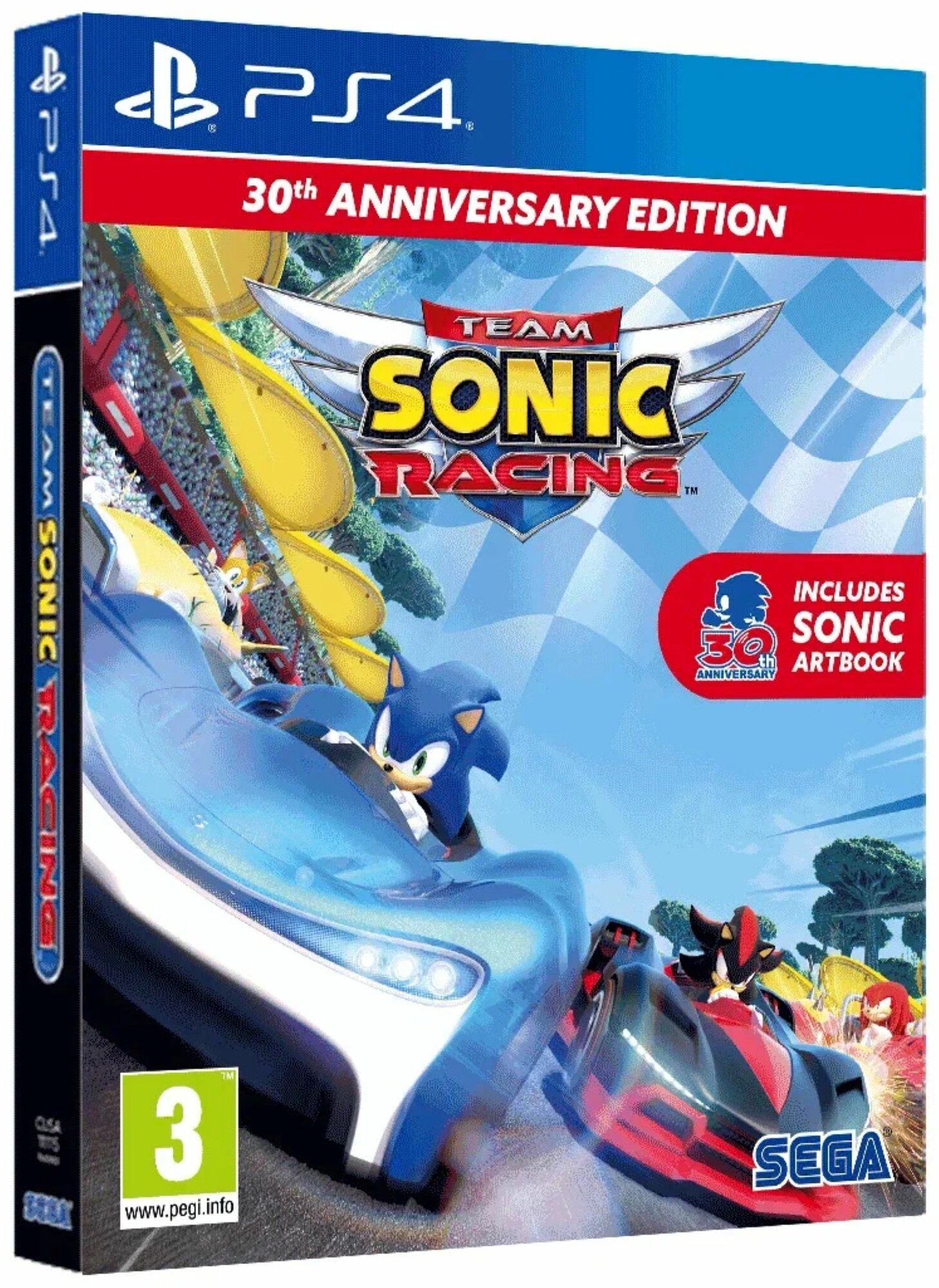 Team Sonic Racing 30th Anniversary Edition (английская версия) (PS4)