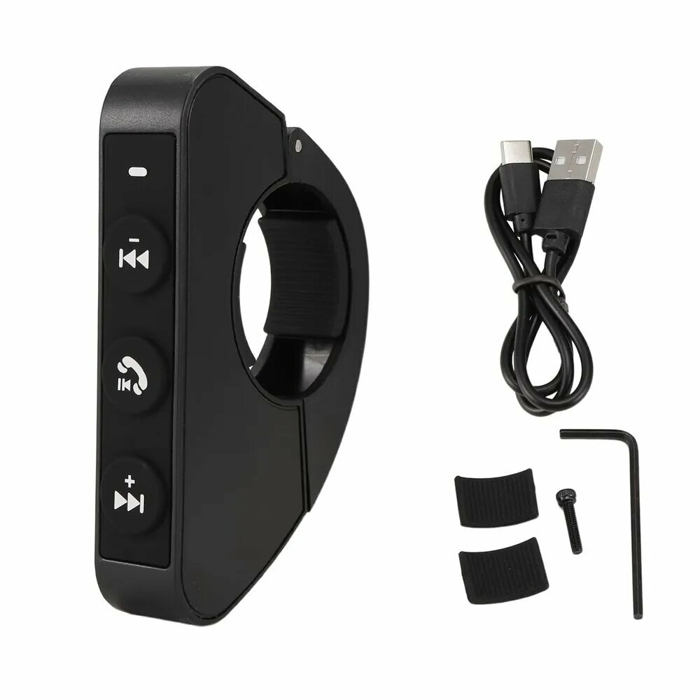 Беспроводной Bluetooth-пульт дистанционного управления для мотоциклетных шлемов с клавиатурой на руле и подключением к мобильному телефону