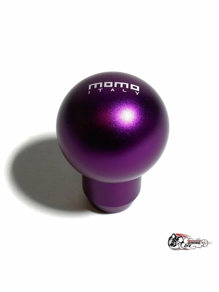 Насадка на рычаг КПП "MOMO" фиолетовая