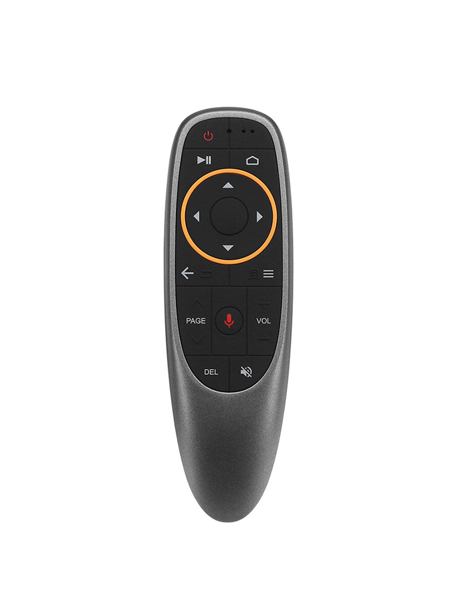 G10S Воздушная мышь Голосовое дистанционное управление 2.4G USB-приемник для Android TV BOX PC Gyro Зондирование мини-беспроводной связи Умный пульт