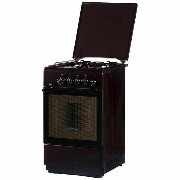 Газовая плита (50-55 см) Flama FG24023B, 50 см, 4 конфорки, 50 л, черный