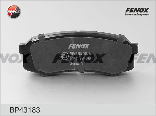 Колодки тормозные задние FENOX BP43183