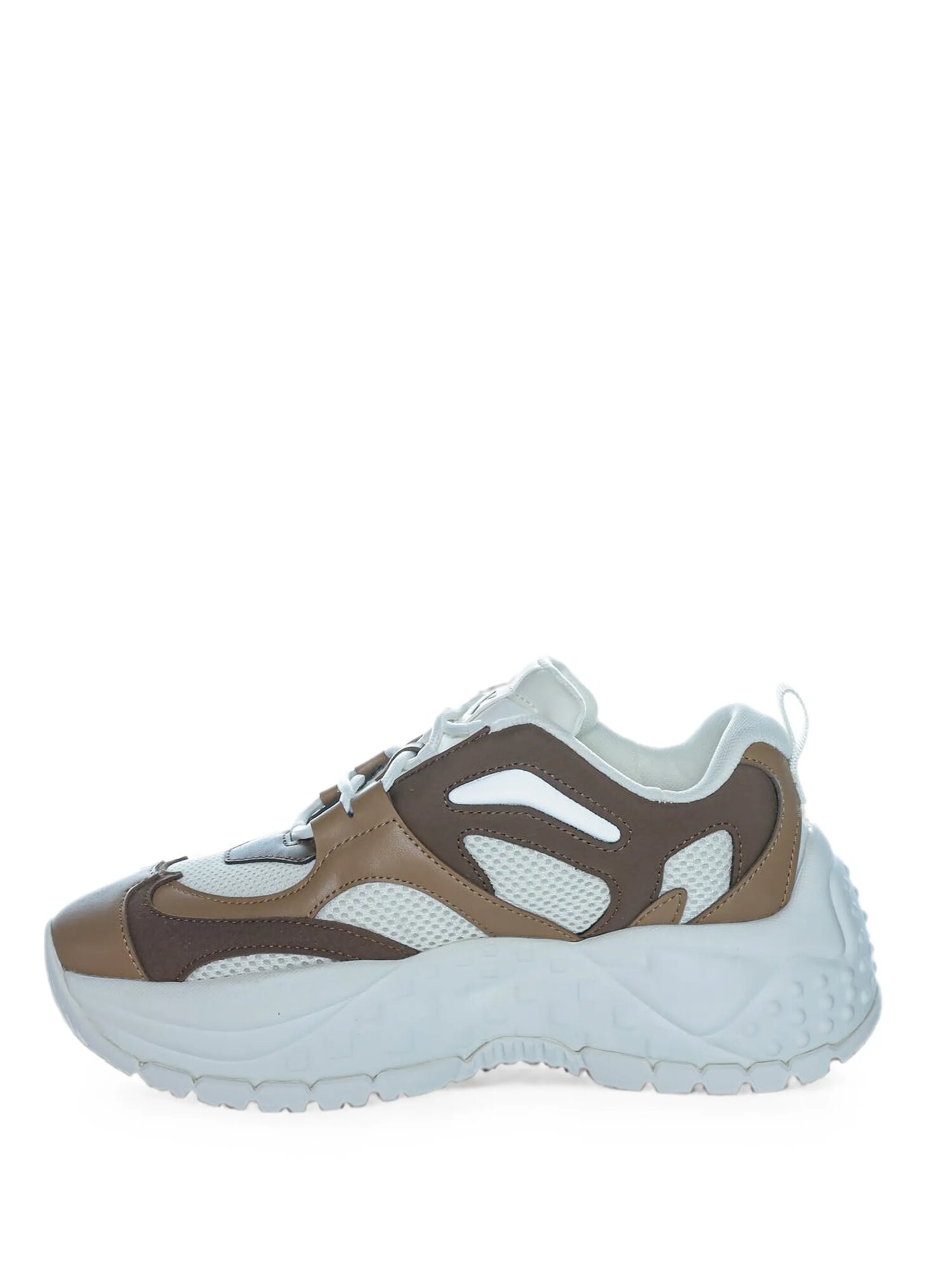 Кроссовки Armani Exchange Panelled mesh sneakers, размер 38, белый — фото 1