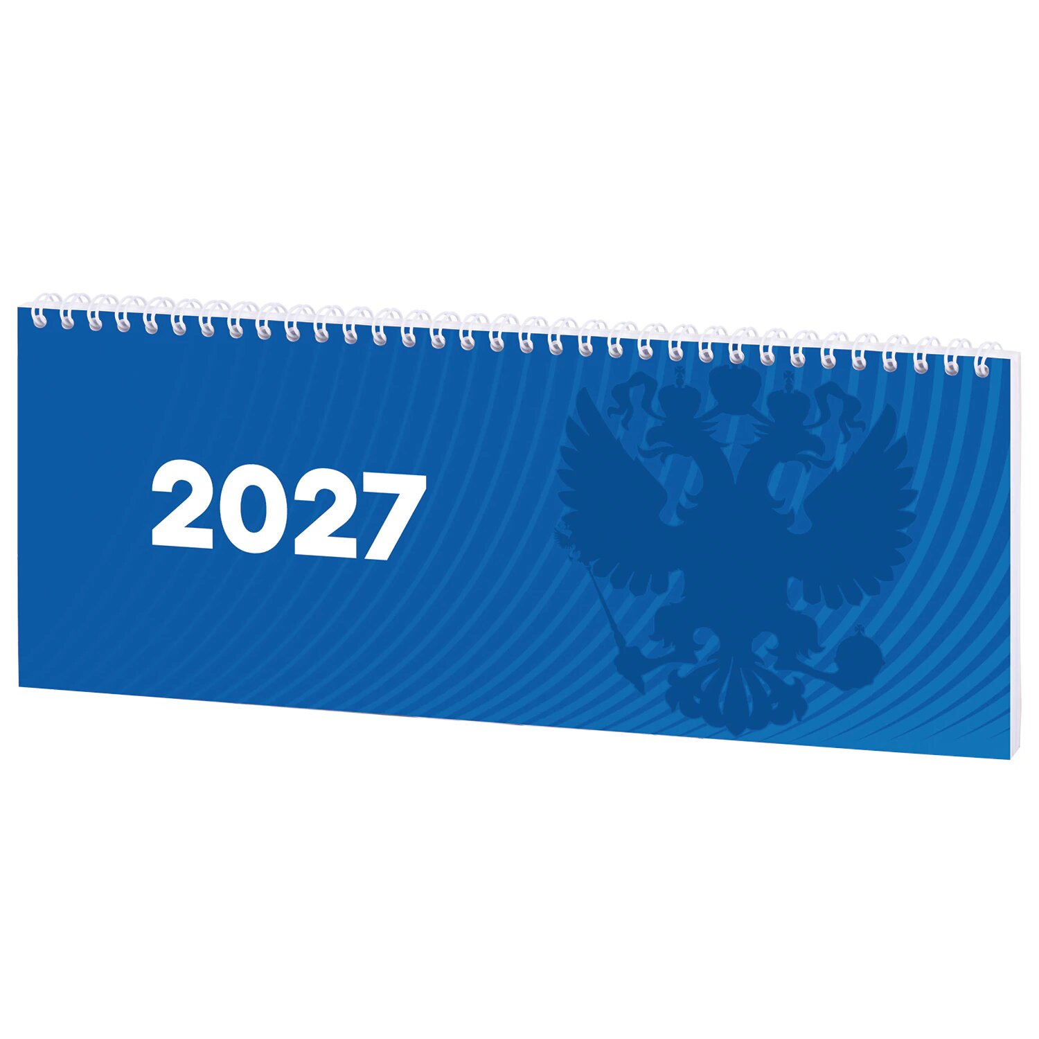 Комплектация 1 шт. Планинг датированный 2027 285×112 мм, STAFF, гребень, картонная обложка, 64 листа, «Символика РФ», 117853