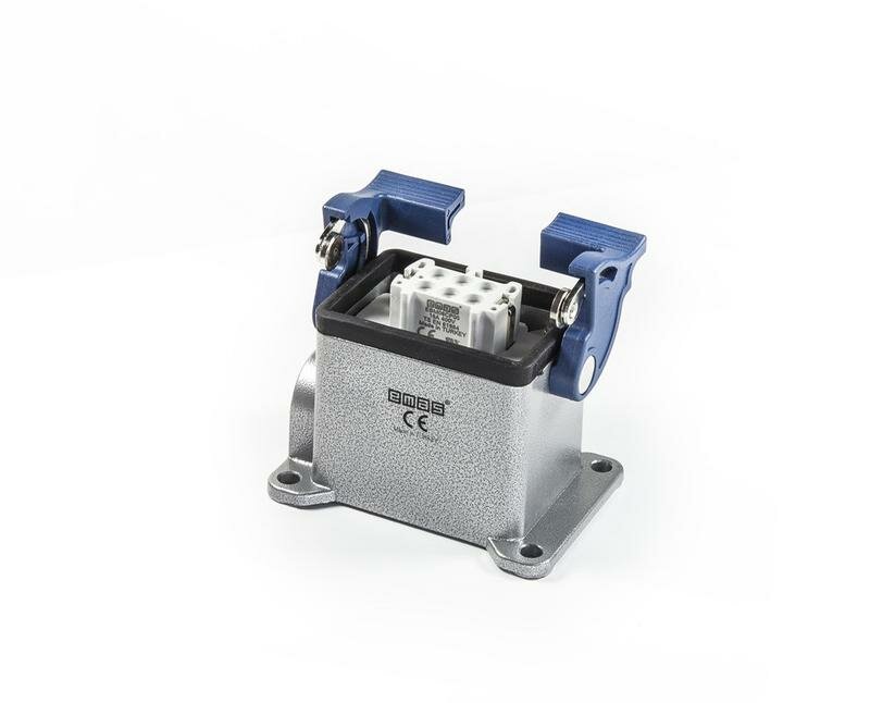 Розетка угловая 6 полюсов EMAS EBM06PD12