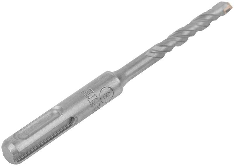 Бур по бетону SDS PLUS профи W-образная вставка двойная спираль 6х110мм FIT 32803