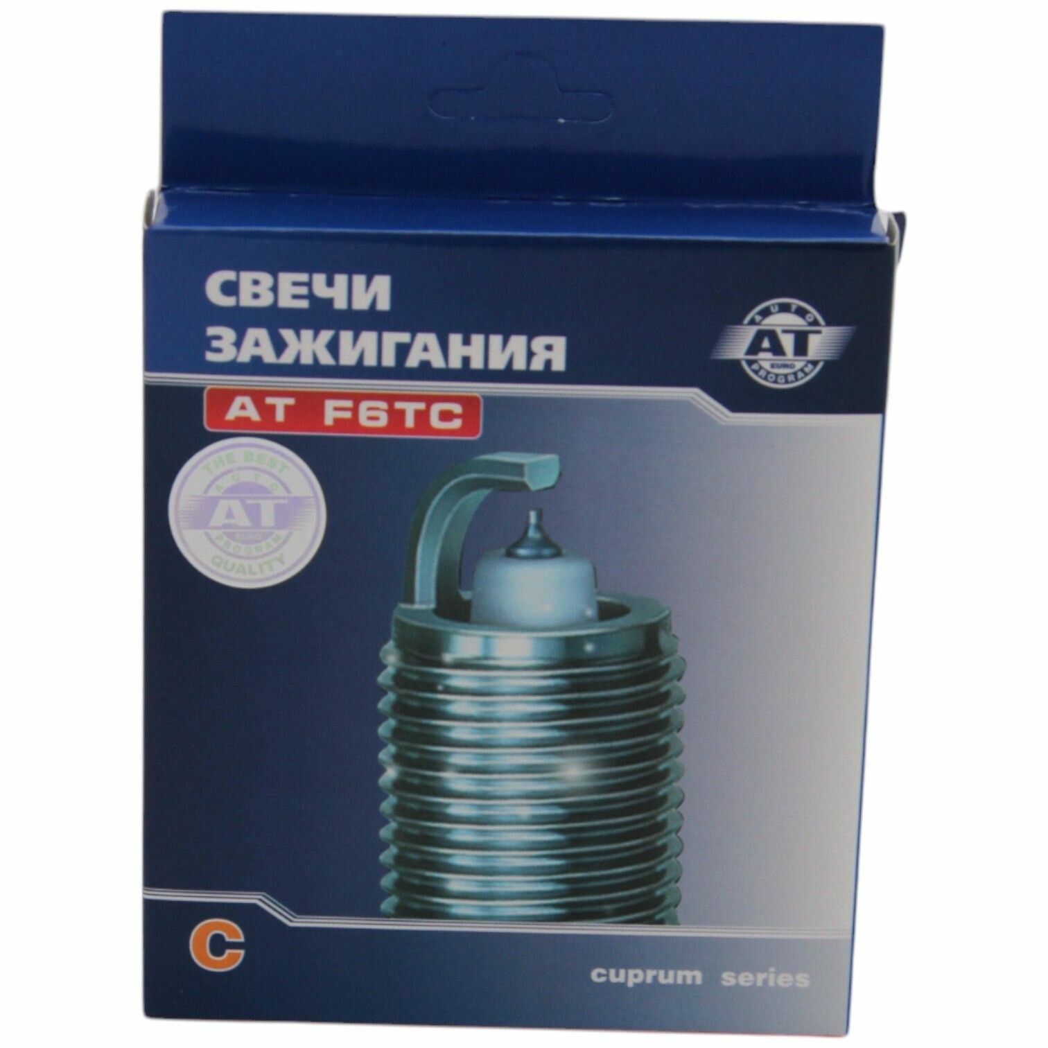 Свеча зажигания компл. 4шт. для ВАЗ 2101-2107 82- москвич 412 67- Auto Technologies Group AT F6TC