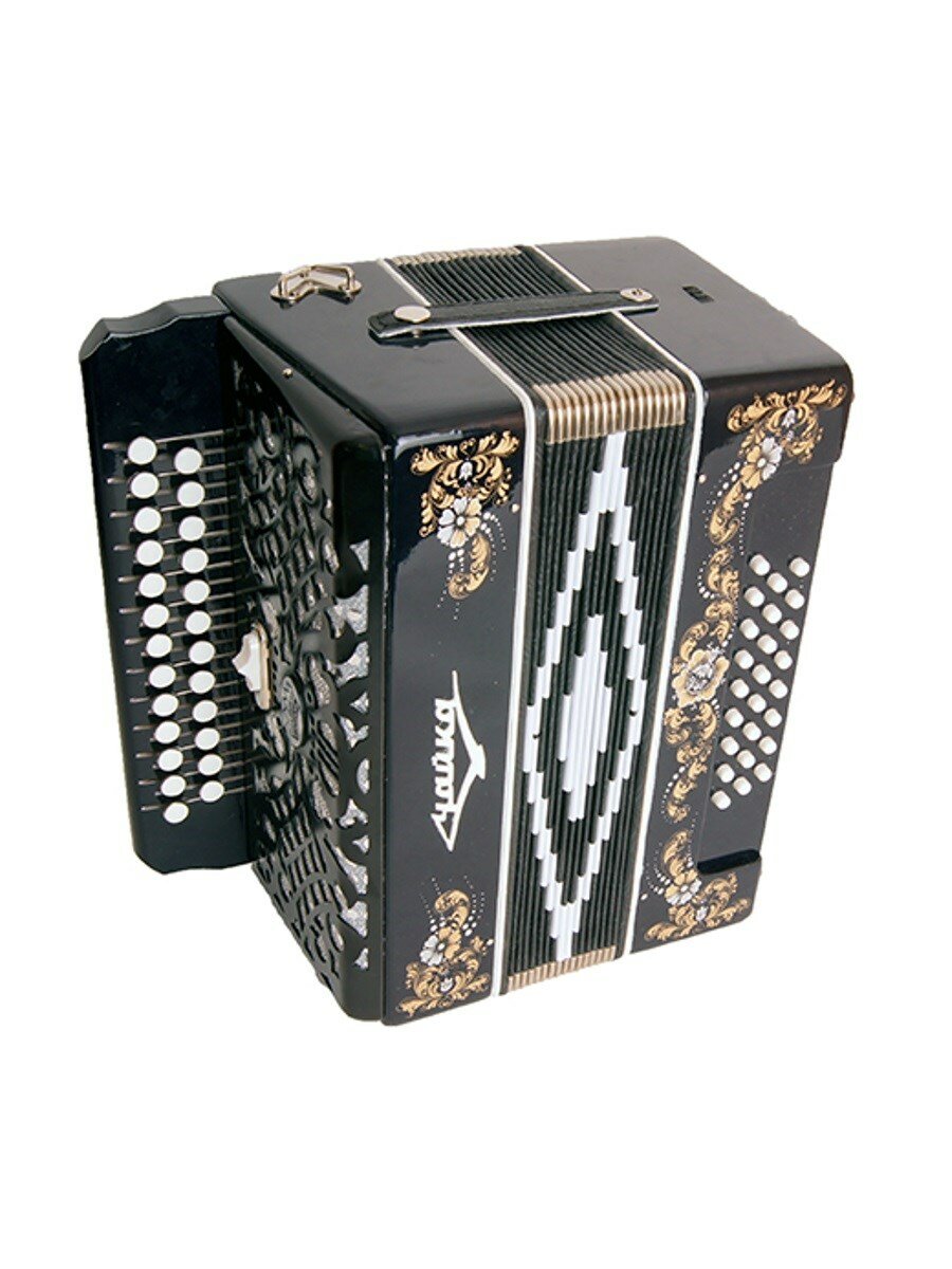 Гармонь "Чайка 314" S5XL-A-BLACK, 25х25-III-2, Шуйская гармонь