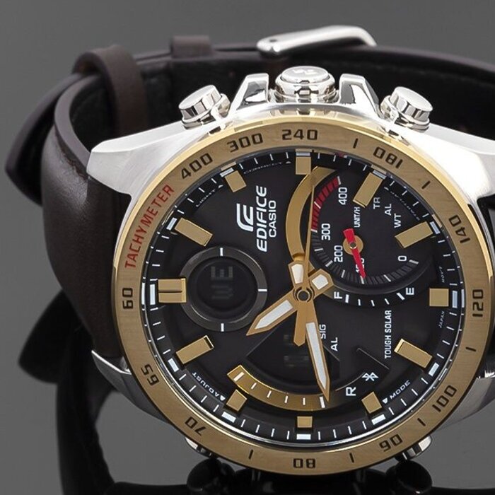 Наручные часы CASIO Edifice, коричневый — фото 1