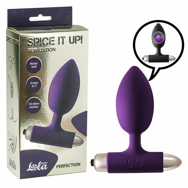 Анальная пробка с вибрацией Spice it up New Edition Perfection Ultraviolet 8014-04lola