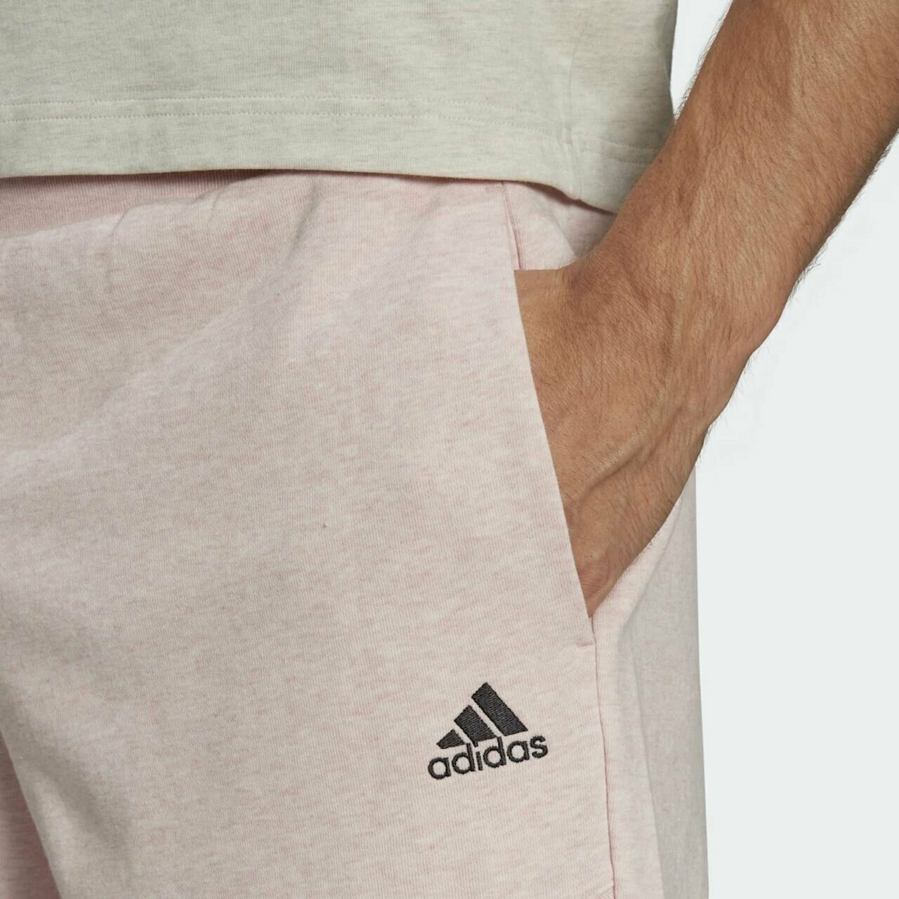 Шорты adidas Весна-лето 2022, размер 52, розовый — фото 1