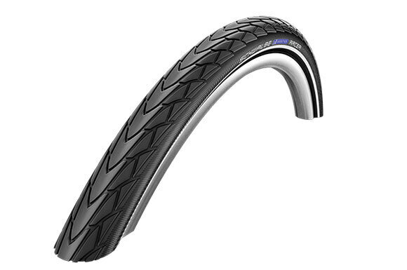 Покрышка велосипедная SCHWALBE 26x1.50 (40-559) MARATHON RACER Perf, RaceGuard, B/B-SK+RT (светоотражающая полоса) HS429 SpC 67EPI.