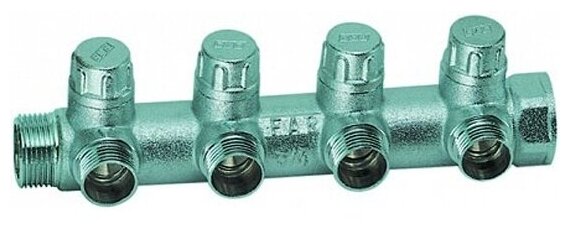 Коллектор Far 1" ВР-НР с 4 отводами М24х19