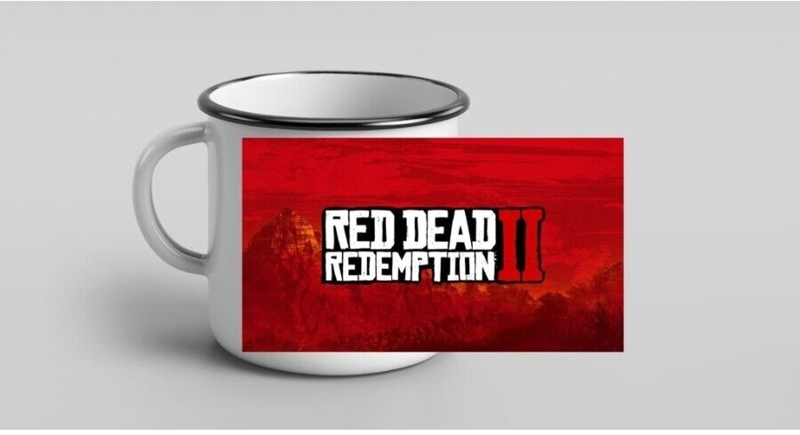Кружка металлическая Red Dead Redemption 2 № 9