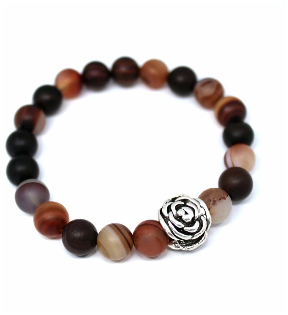 Браслет-нить, агат