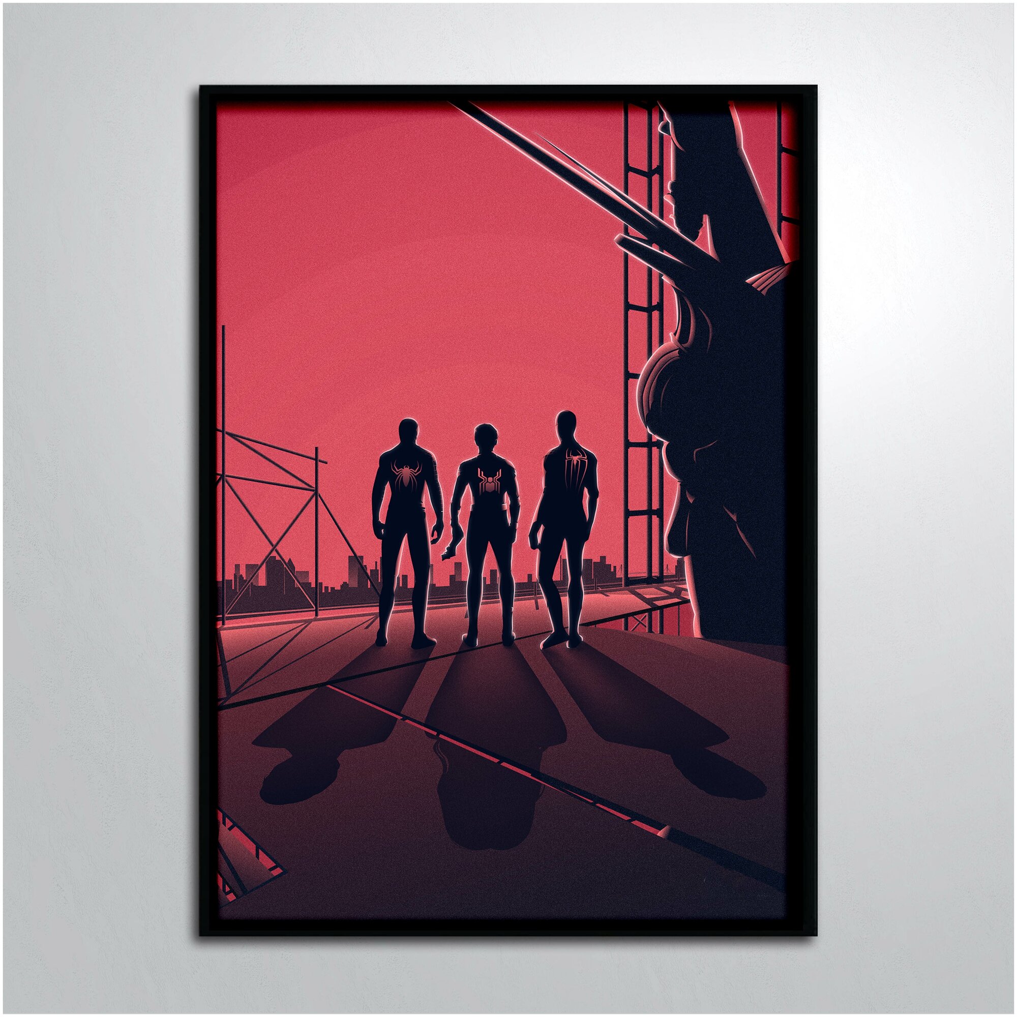 Постер без рамы/Марвел Человек-паук Нет пути домой Закат Marvel Spider-Man: No Way Home