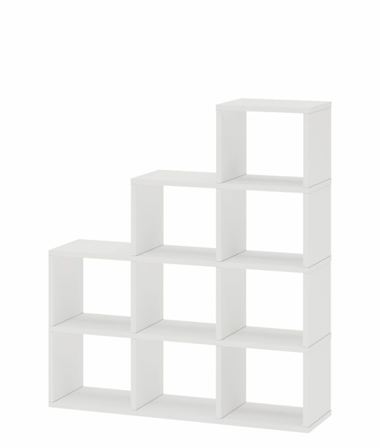 Стеллаж Мэрдэс Лесенка СЛД 4 Белый Размеры: Высота 1485мм Глубина 350мм Ширина 1300мм