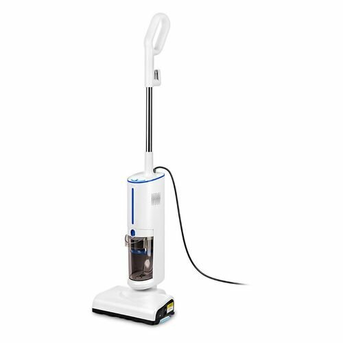 Паровой пылесос (handstick) KitFort КТ-5157-3, 1000Вт, белый/синий