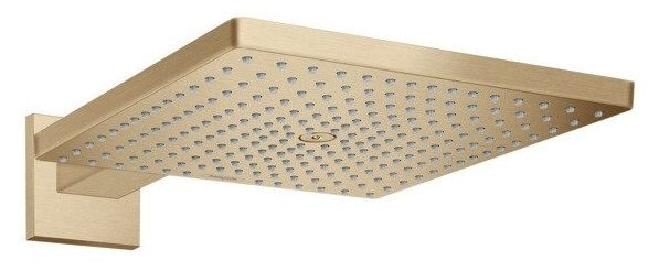 Верхний душ hansgrohe Raindance E 300 1jet с настенным кронштейном 26238140, шлифованная бронза