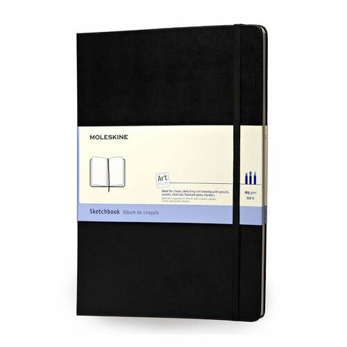 Блокнот Moleskine Art, 104стр, твердая обложка, черный [artqp063]