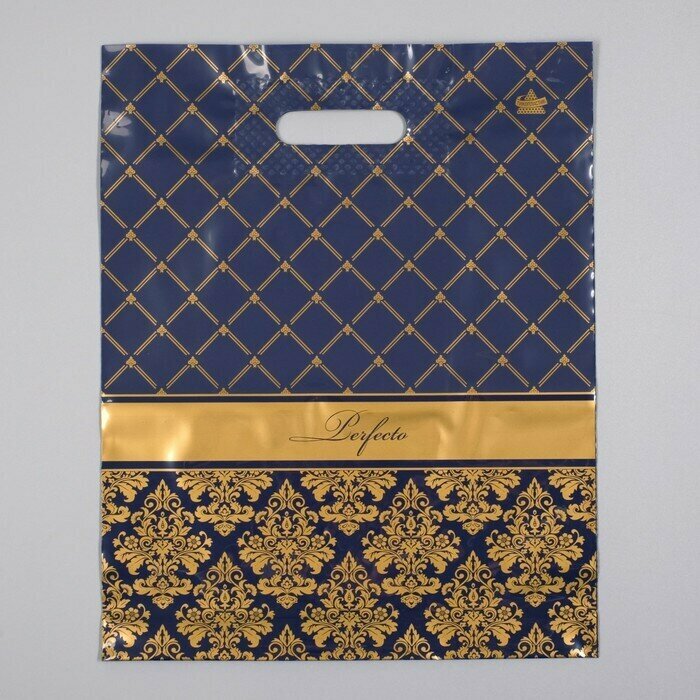 Пакет 'Перфекто Вензель', полиэтиленовый с вырубной ручкой, 30 х 37 см, 90 мкм (25 шт)