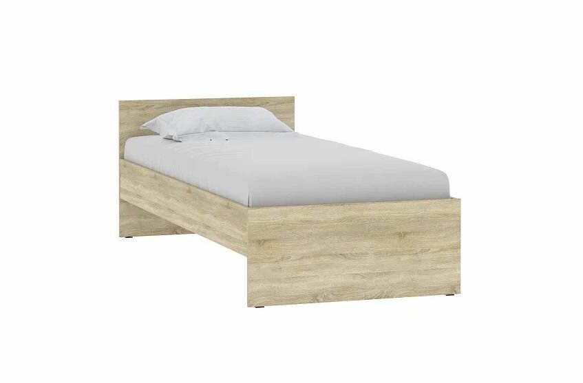 Кровать односпальная Сильва Симпл НМ 011.53-01 Дуб Сонома Размеры: Высота 700мм Глубина 2042мм Ширина 946мм