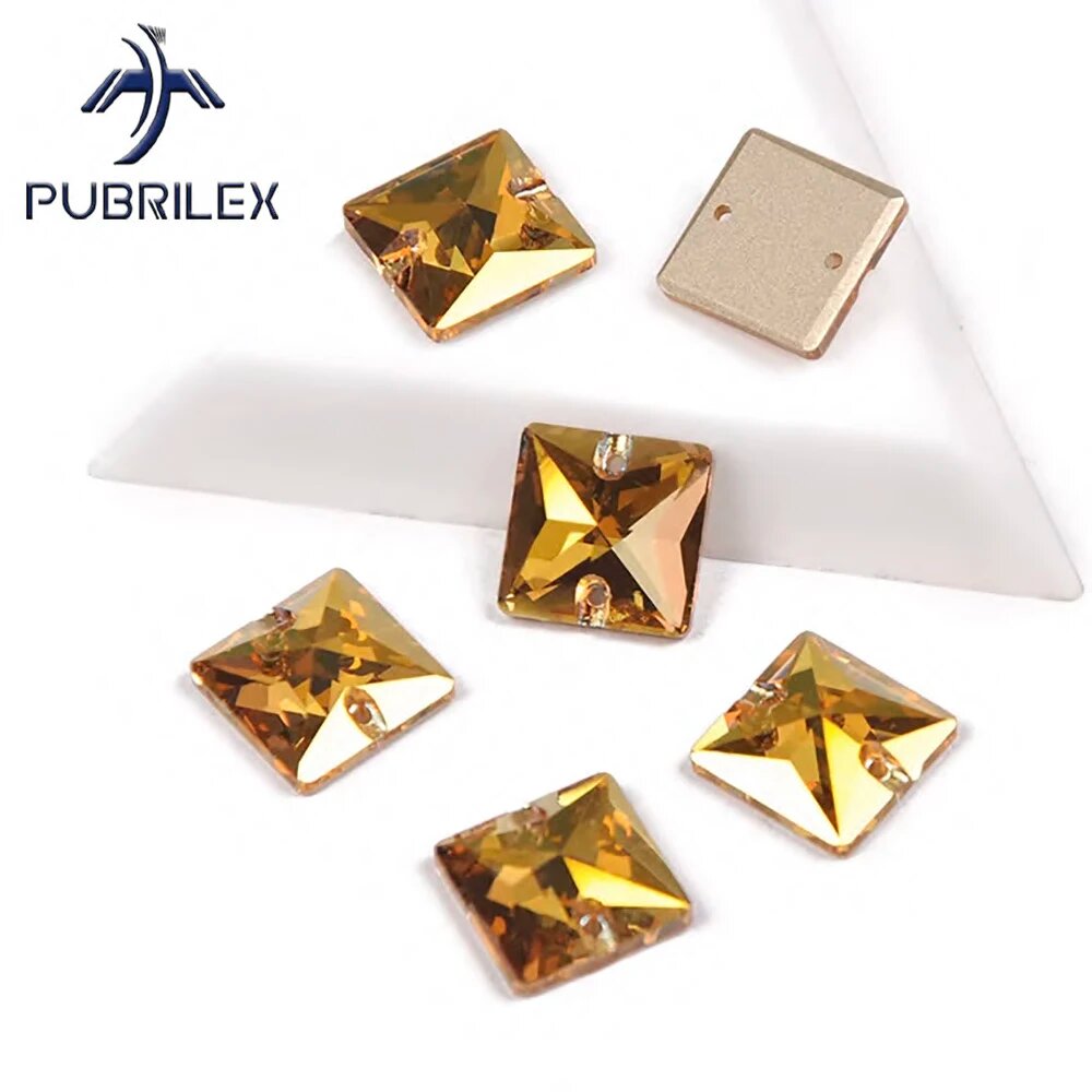 Стразы YANRUO стеклянные квадратные 12 мм 16 мм для рукоделия 14mm 14Pcs, SSHI