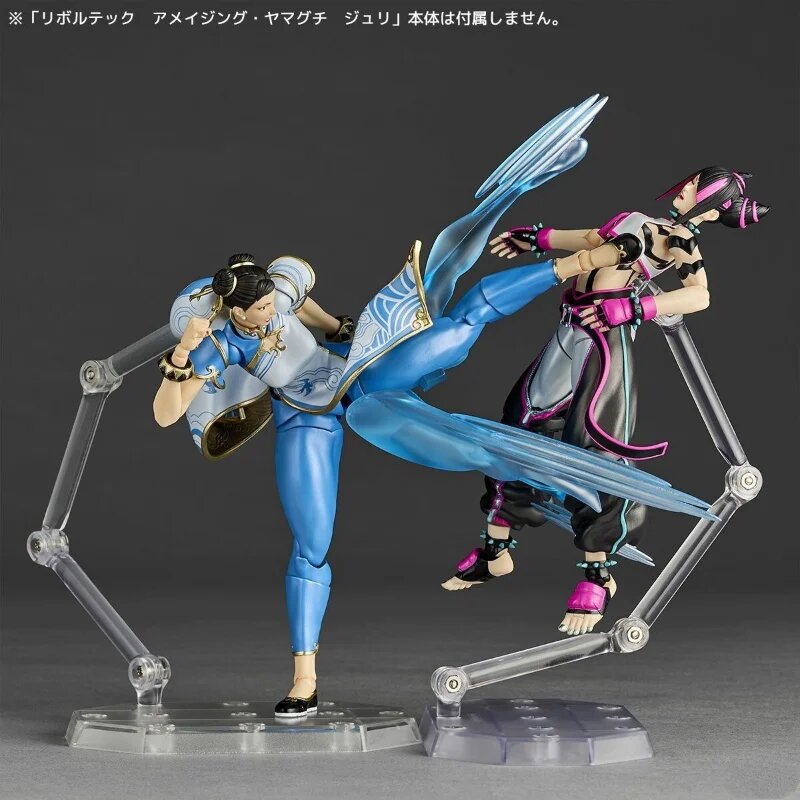Фигурки Kaiyodo Revoltech Amazing Yamaguchi Street Fighter 6 Chun-Li и Juri Chun-Li and Juri