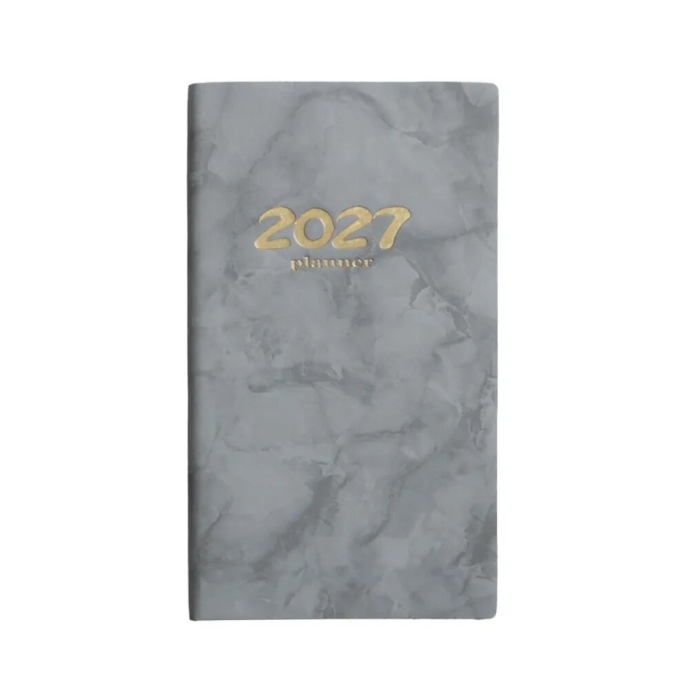 Портативный ежедневник Agenda Book A6 2027 Серый, Grey