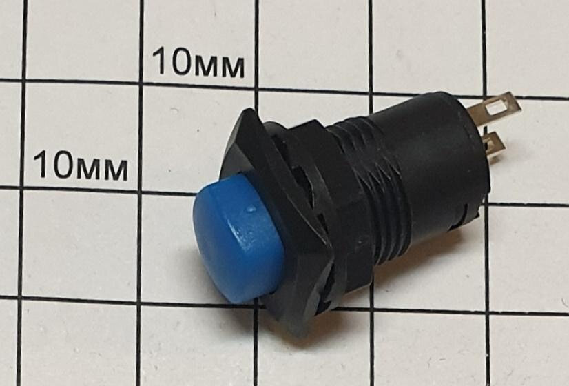 Кнопка MG-D-319 (RWD-319) Фиксация Синяя