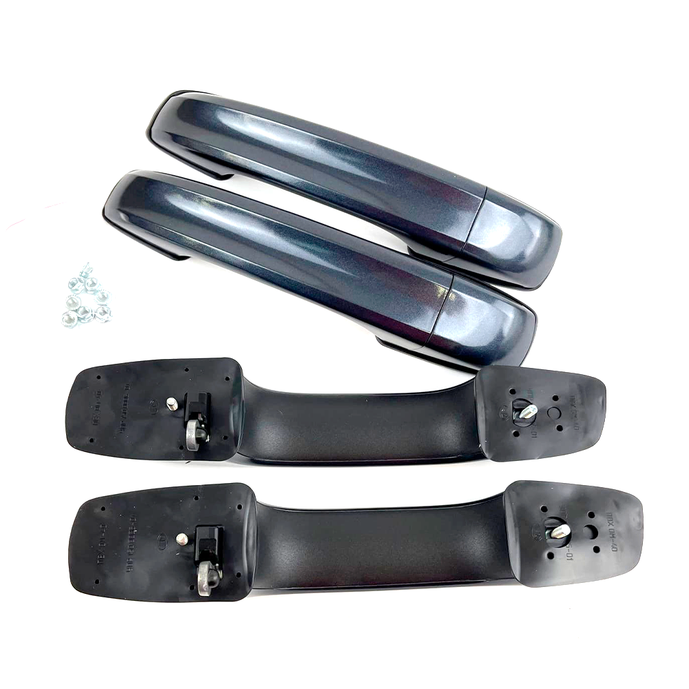 Ручки дверей УАЗ 3163 Патриот Евро наружные (4 шт) "Рысь" тайфун ТСМ, темно-серый металлик