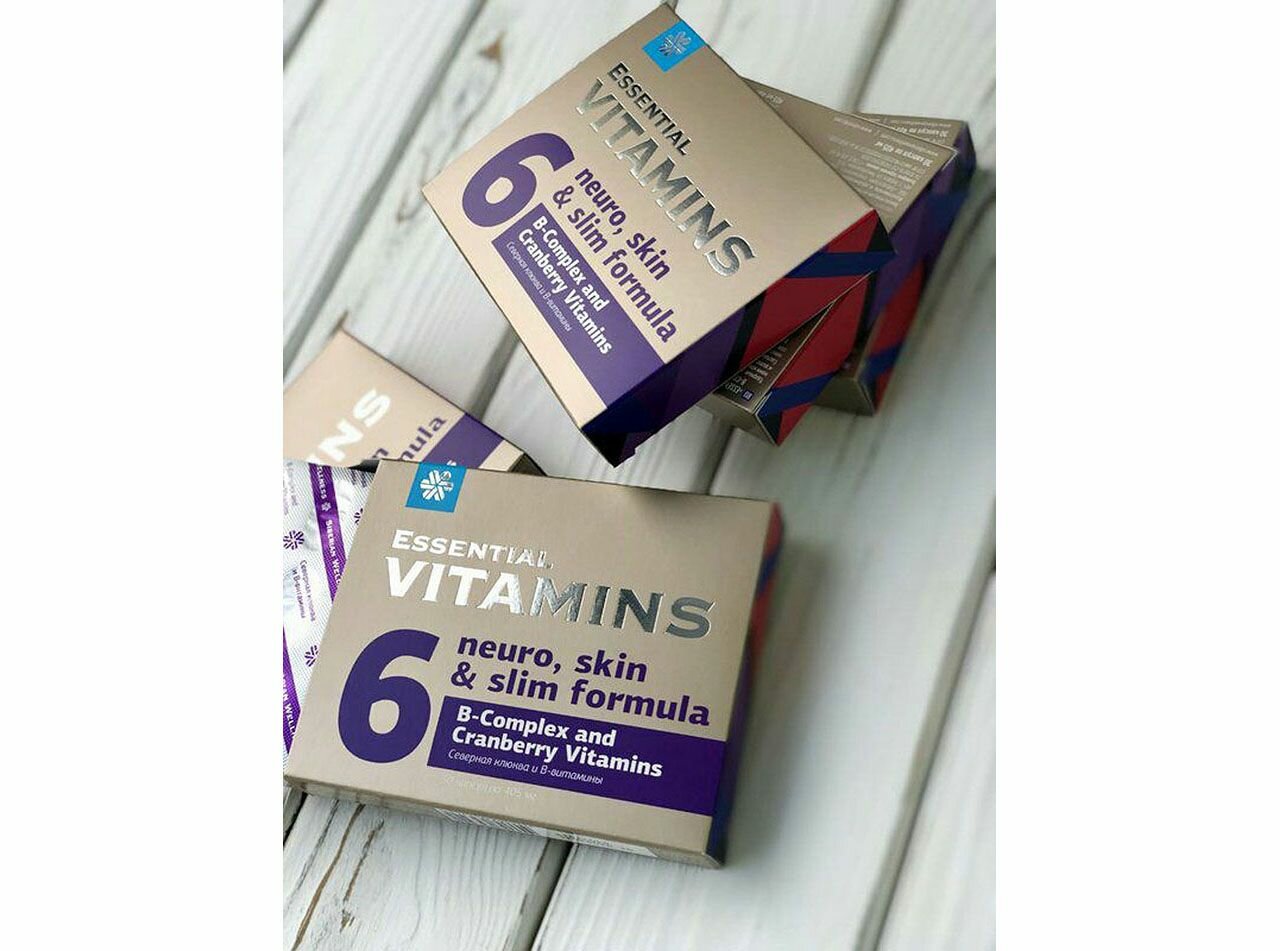 Северная клюква и В-витамины Essential Vitamins, 30 капсул