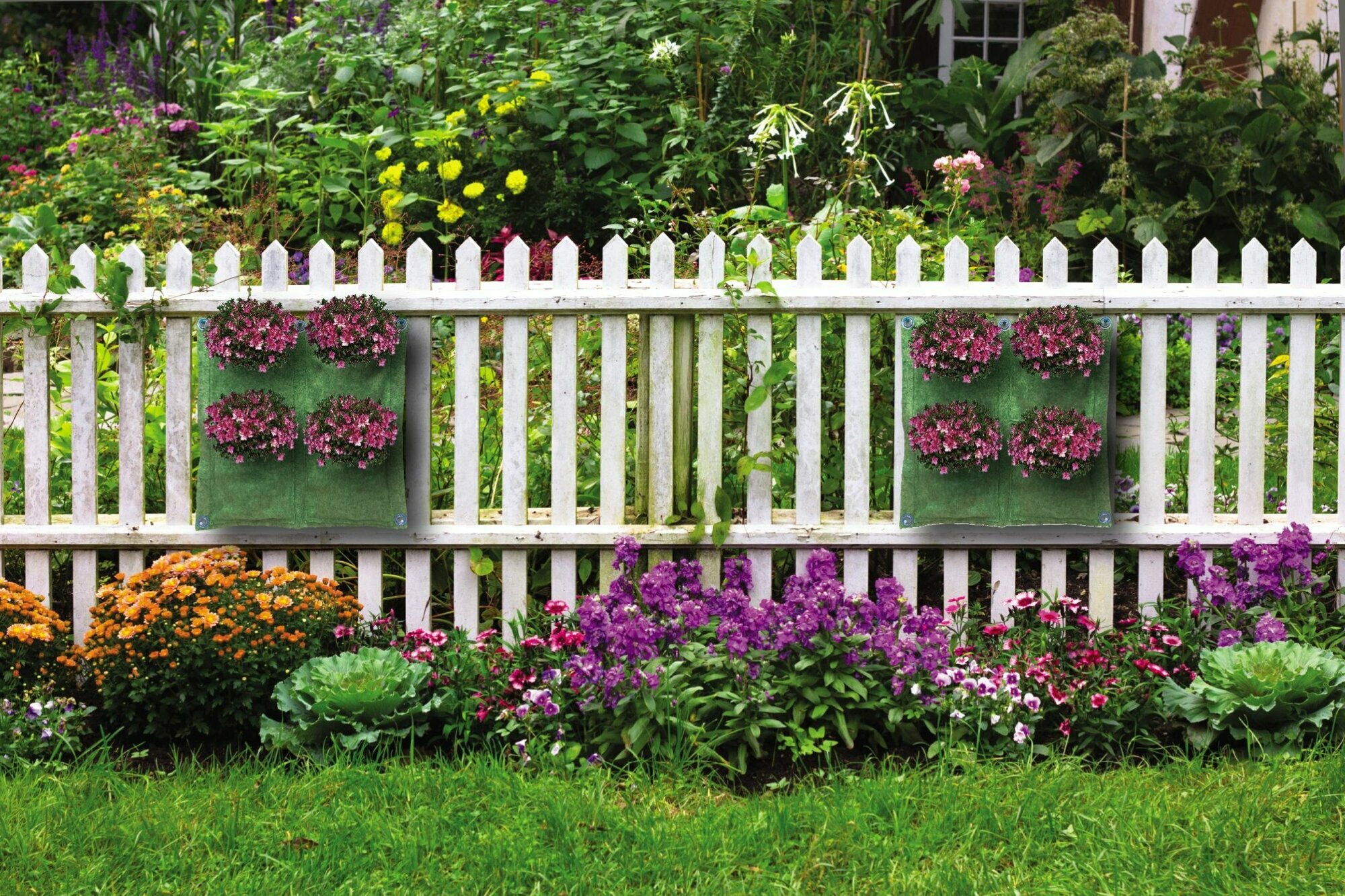 Вертикальная грядка 50х50см 4 кармана