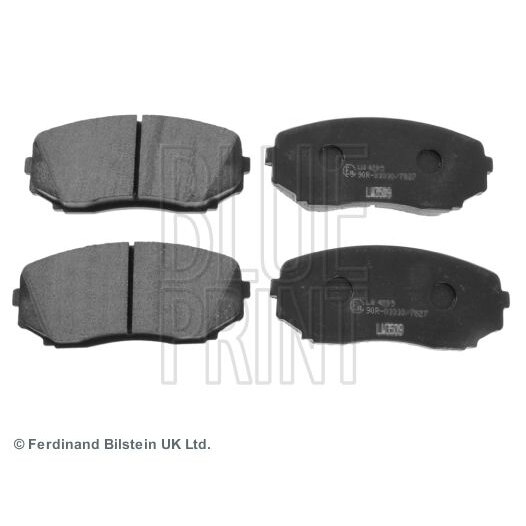 Колодки тормозные передние дисковые комплект Mazda, BLUE PRINT ADM54297 (1 шт.)