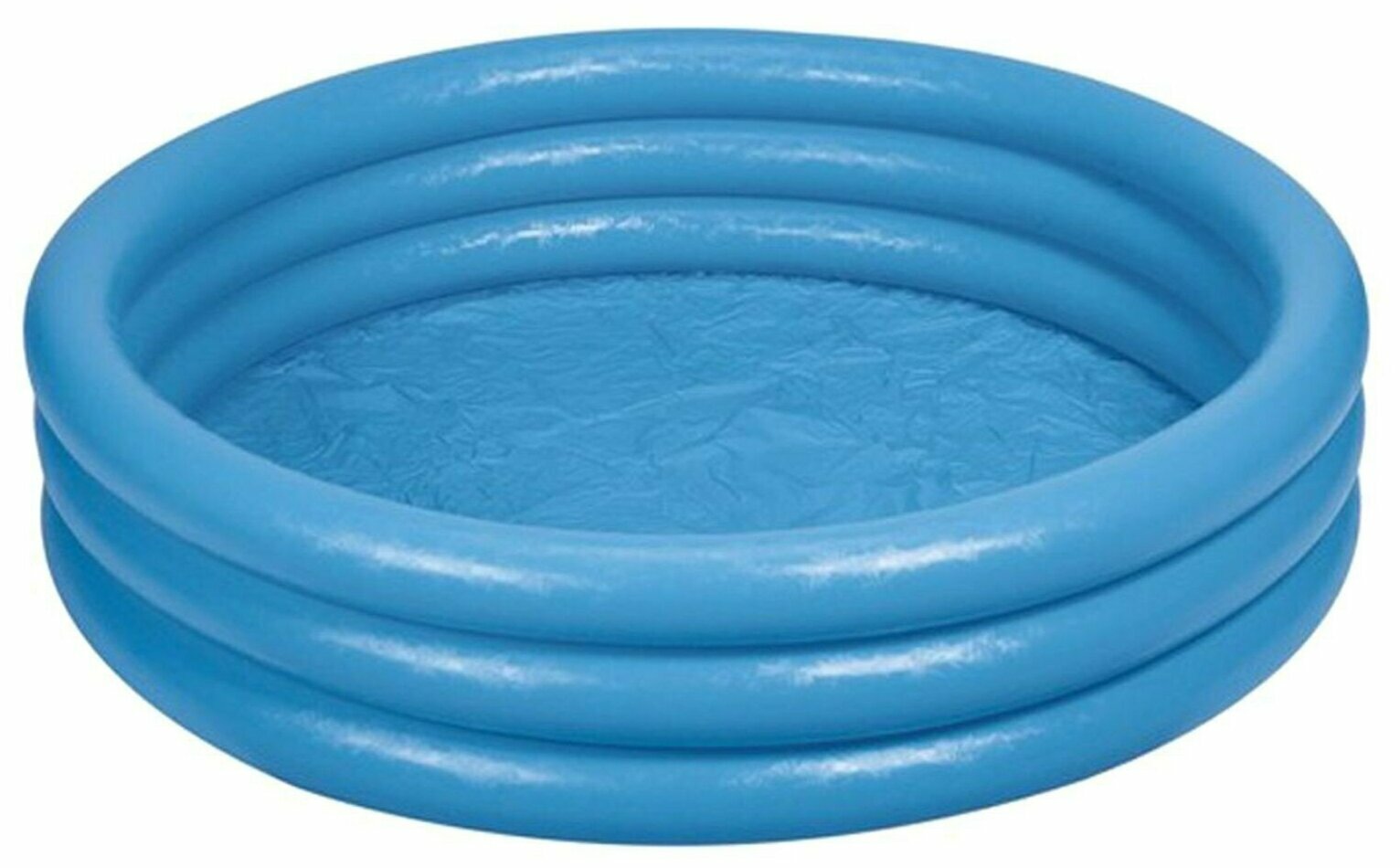 Бассейн надувной INTEX детский круглый "Кристалл" 168х38 581л. арт.58446