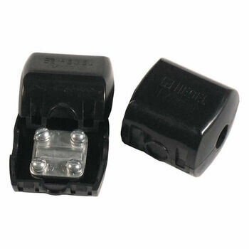 Сжим HEGEL У733M, черный, максимальное сечение 10,0 мм², 4 шт