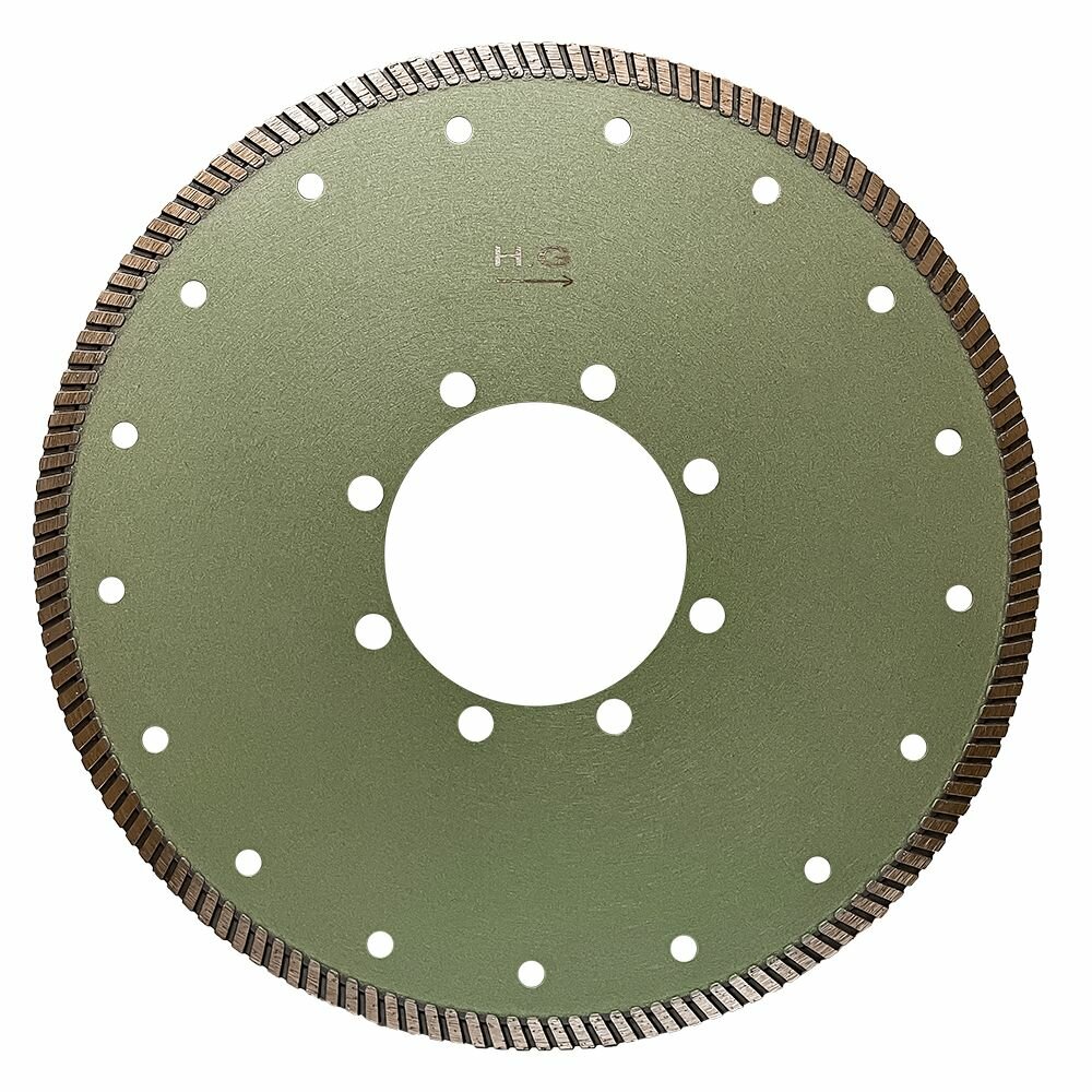 Диск Т230/70 под фланец, алмазный 230, зеленый KIRIN (Кирин)