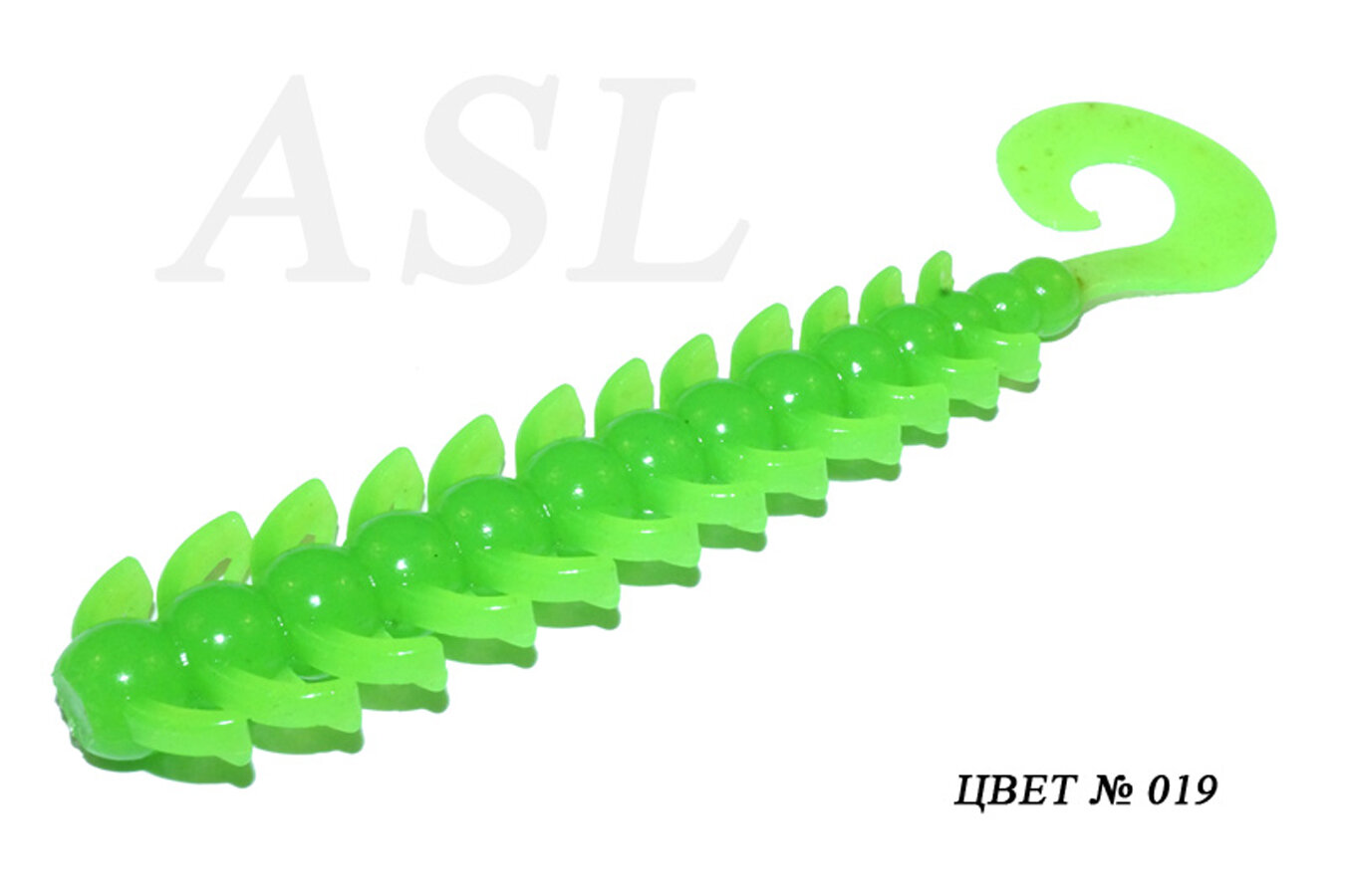 Силиконовая приманка ASL "Бакси" цвет №019, L- 5см (2"), 10шт/уп