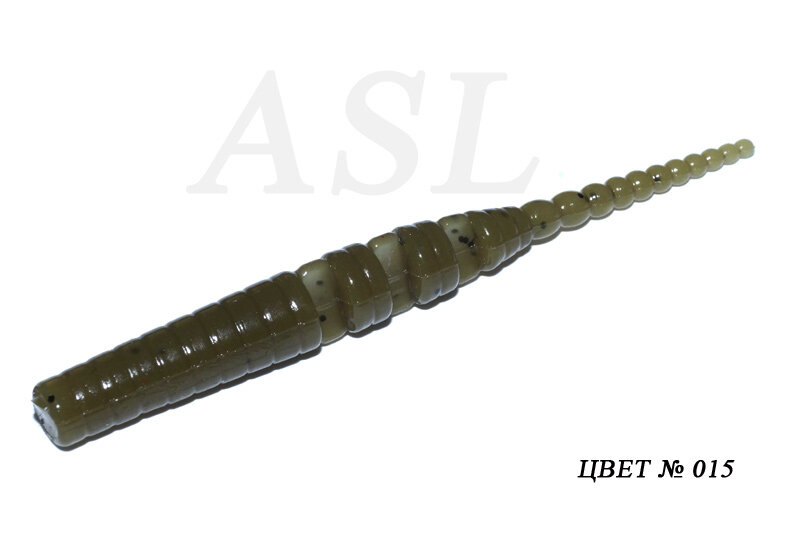 Силиконовая приманка ASL "Джава" цвет №015, L- 7,5см (3"), 8шт/уп