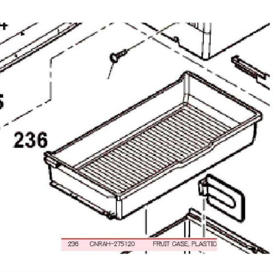 Panasonic CNRAH-275120 Лоток (ящик) для холодильника NR-F475, NR-F505, NR-F555