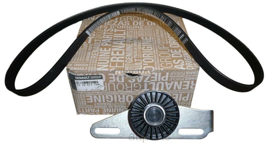 RENAULT 1172 017 73R Комплект приводного ремня RENAULT: CLIO 1.4/1.6 98-, LAGUNA 1.4/1.6 97-, MEG 1172 017 73R